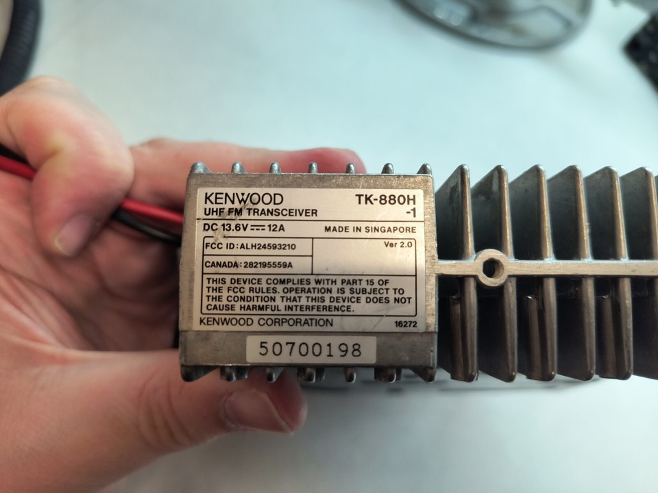 Kenwood TK-880H Mobile Radio, UHF Band | eBay