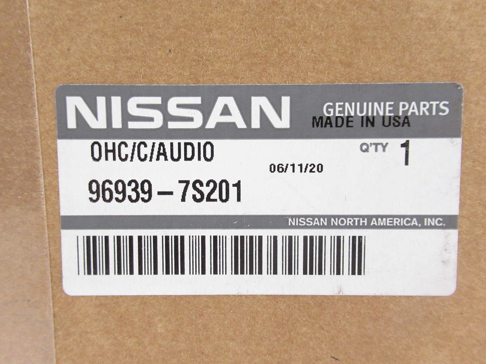 Genuine OEM Nissan 96939-7S201 Rear Overhead Console Bezel 2004-2007 ...