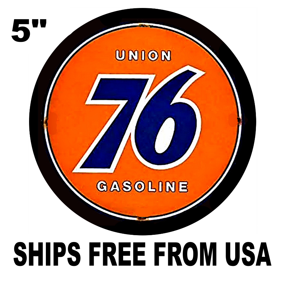 UNION 76 Sign Sticker Decal GAS MOTOR OIL DECAL Vintage Replica | eBay