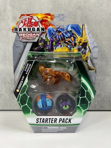 Bakugan Geogan Rising Starter Gold Fenneca Ultra Figure Pack | eBay