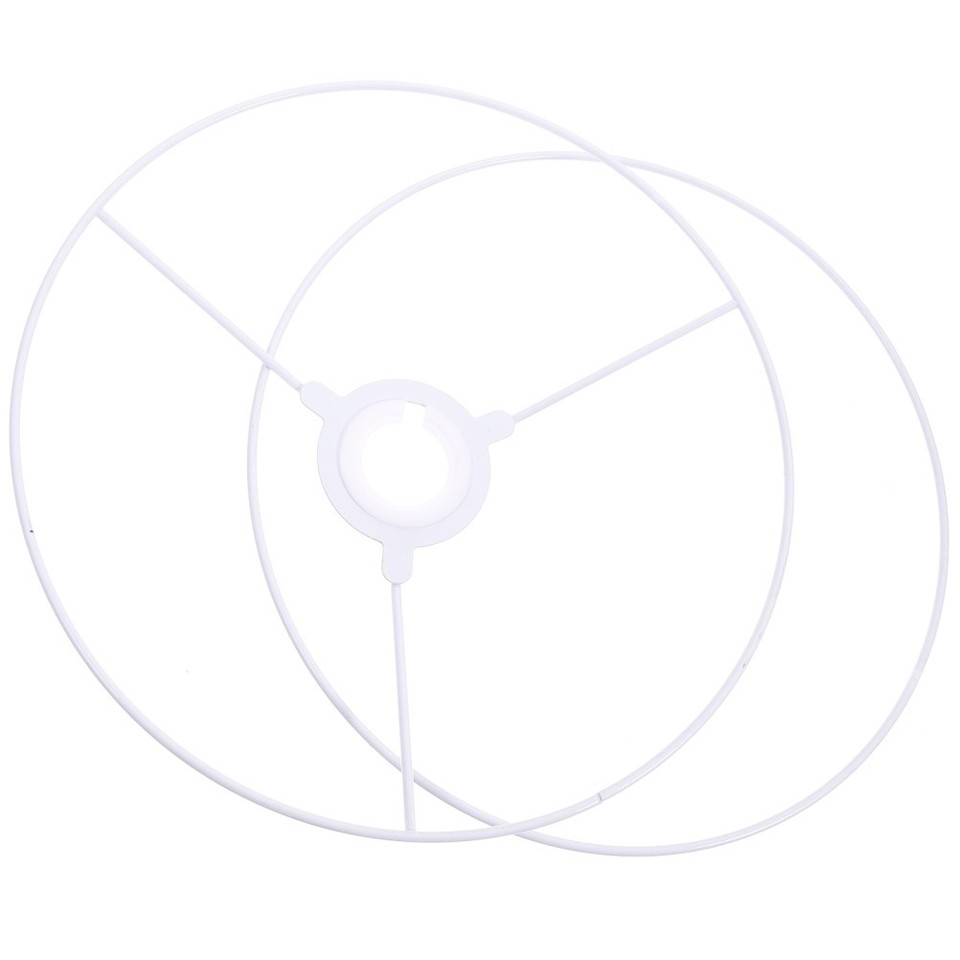 1 Set Vintage Metal Lampshade Ring Frame 30cm DIY Lamp Shade Holder ...