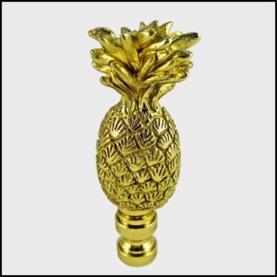 BRASS PINEAPPLE ELECTRIC LIGHTING LAMP SHADE FINIAL (B) | eBay