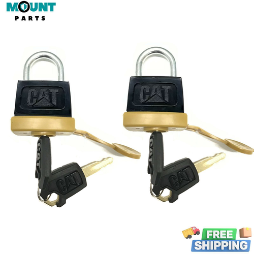 2Pack 246-2641 Padlock with 4 Keys 5P8500 For Caterpillar CAT 5p8500 ...