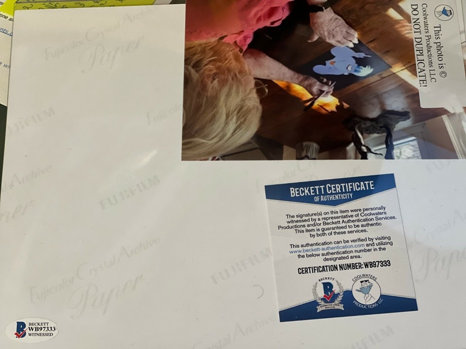 Disney's The Little Mermaid Pat Carroll Ursula Autographed 8x10 photo ...