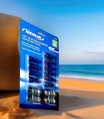 Merlin 14Pc. Color-Coded Automotive Coupler & Plug Kit 57629 | eBay