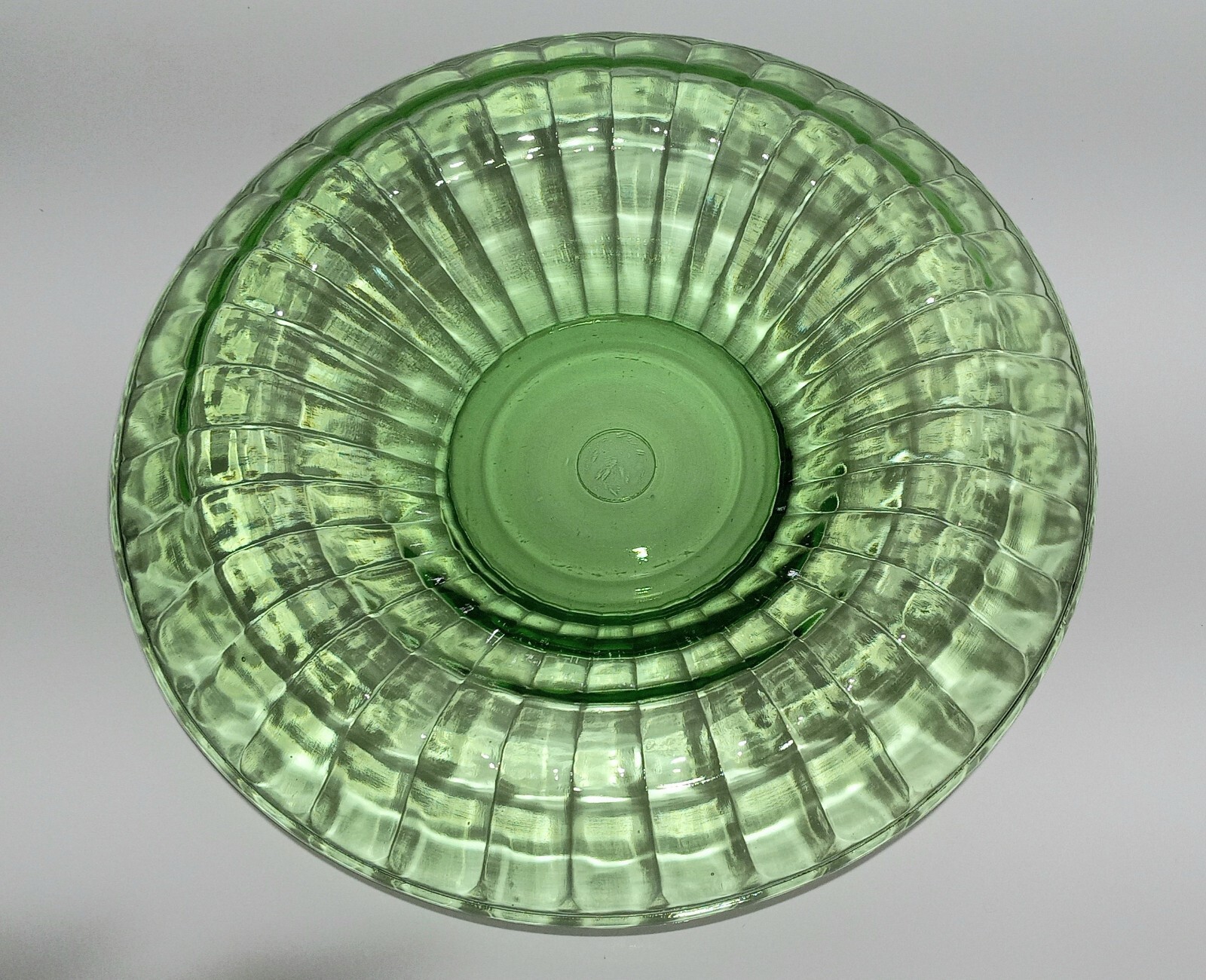 Hocking Glass Co BLOCK OPTIC ROLLED EDGE CONSOLE BOWLS | eBay