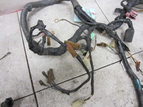 90-93 KAWASAKI NINJA ZX6 ZX600D OEM MAIN ENGINE WIRING HARNESS MOTOR ...