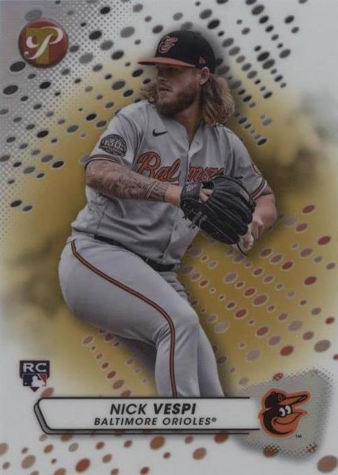 2023 Topps Pristine - Nick Vespi #172 Gold Refractor /50 (RC) for sale ...