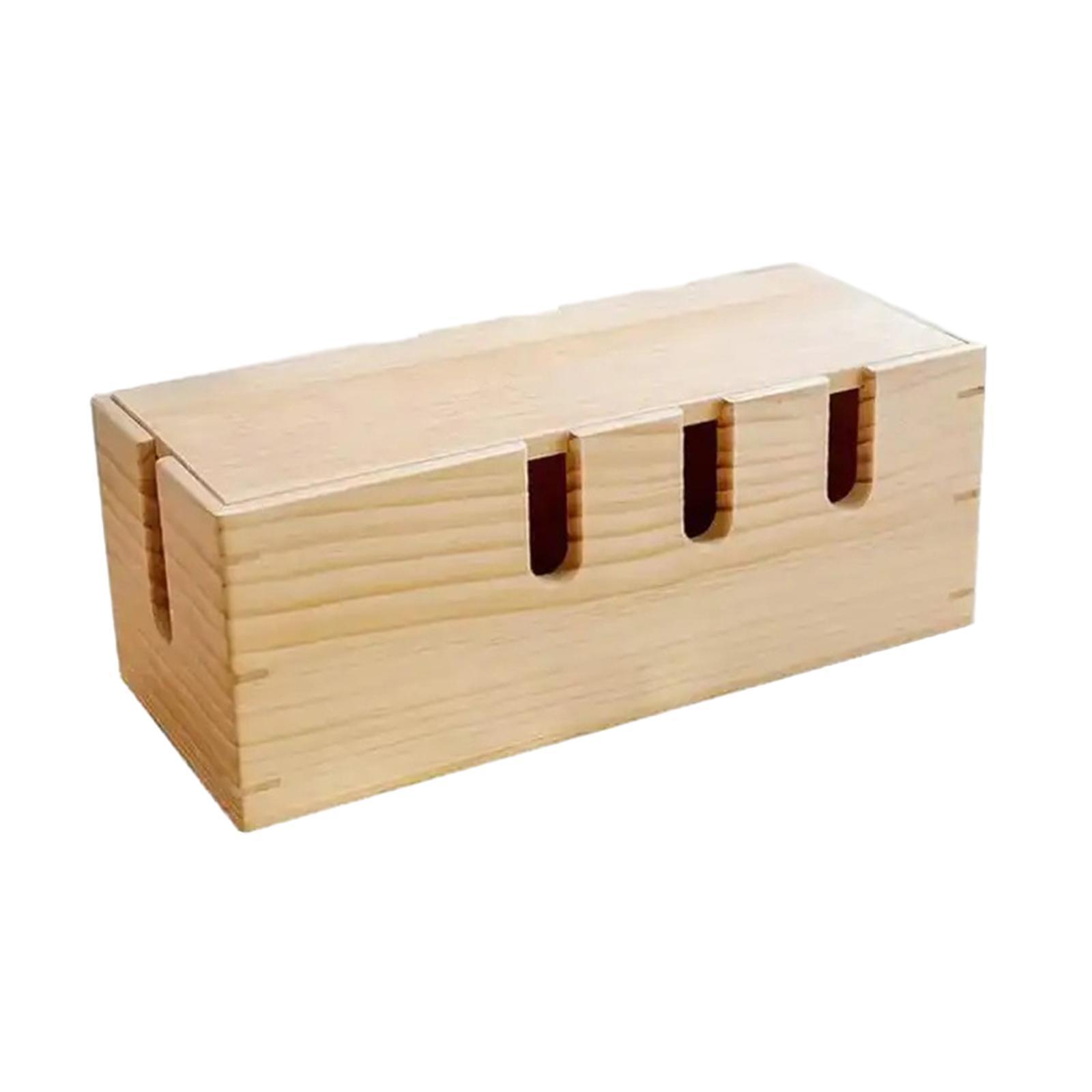 Power Strip Box Portable Cable Management Box for Office Protects TV ...