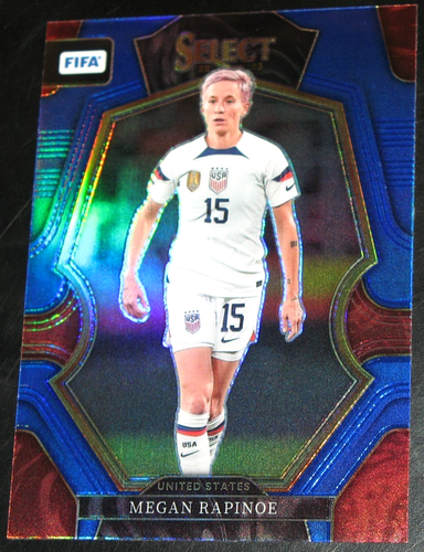 2022-23 Select FIFA Megan Rapinoe Blue Prizm USWNT USA Mezzanine #194 ...