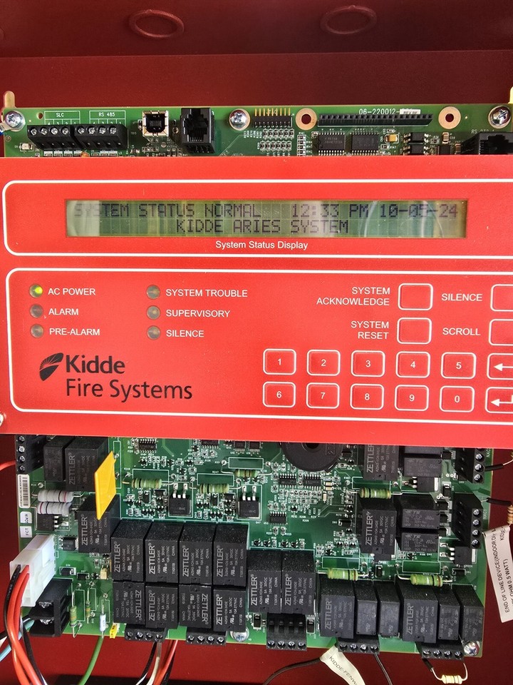 Kidde Aries Addressable Fire Suppression Panel FM200 Halon Preaction | eBay