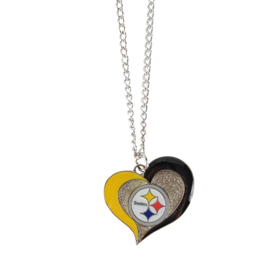 New NFL 32 Teams Fashion Jewelry Swirl Heart Charm Pendant Necklace | eBay