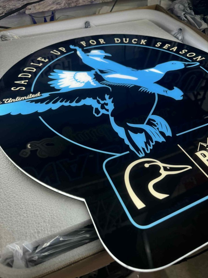 Busch Light Ducks Unlimited LED Sign 24x22 – Saddle Up For Duck Season ...