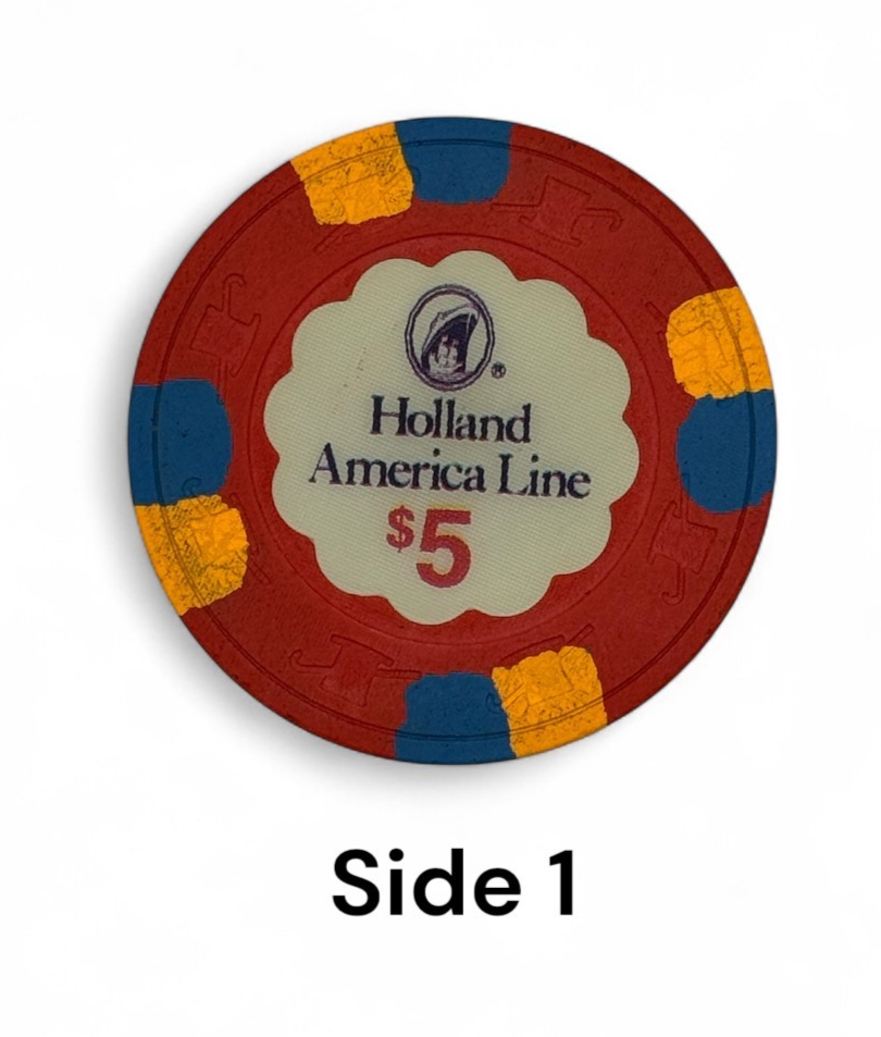 HOLLAND AMERICA CRUISE CASINO $5 CASINO CHIP CHEQUE | eBay