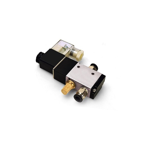 DC 12V 3-Way 2 Position 1/4" PT Pneumatic Air Control NC Solenoid Valve ...