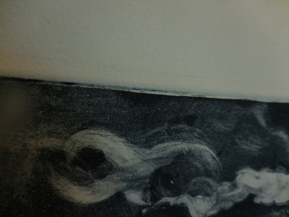 Lmtd-Edition 5/25 Abstract Steel Engraving "Evangeline H.W. Longfellow ...