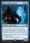 Slightly Played, English - 1 x MTG Clever Impersonator Khans of Tarkir ...