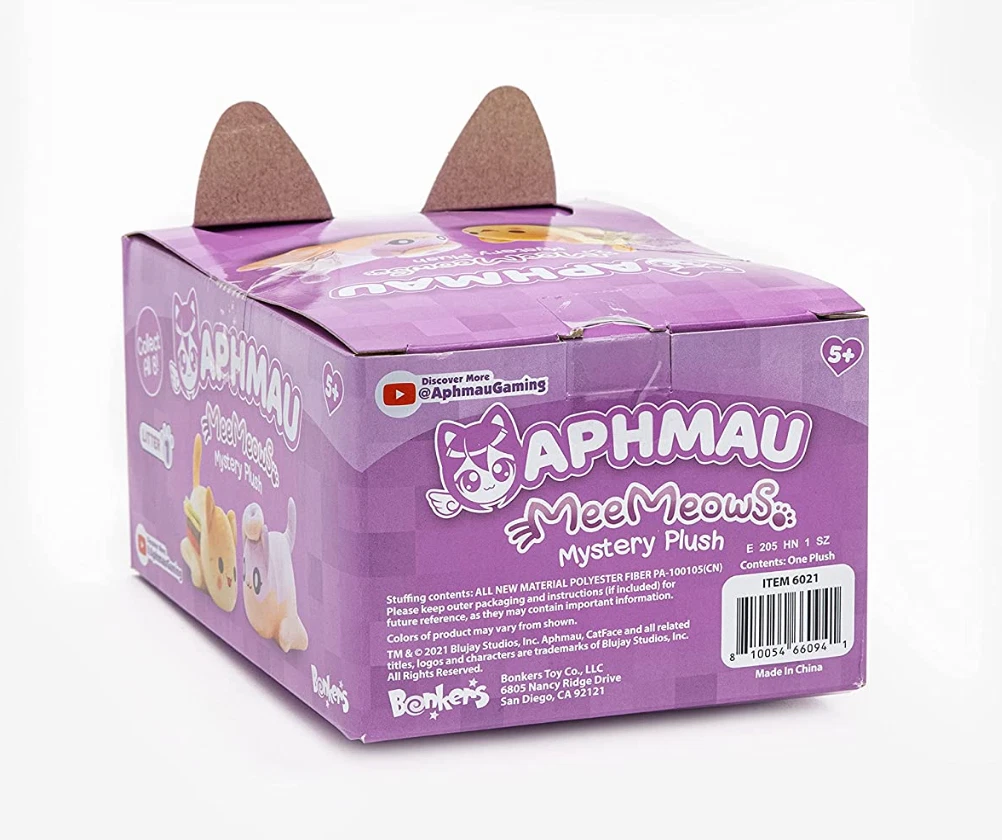 Aphmau MeeMeows Mystery Plush Blind Box – Kryptonite, 53% OFF