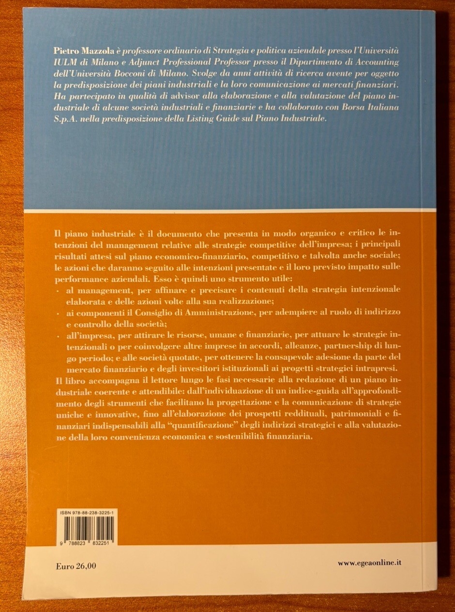 Il piano industriale. Progettare e comunicare le strategie d'impresa ...