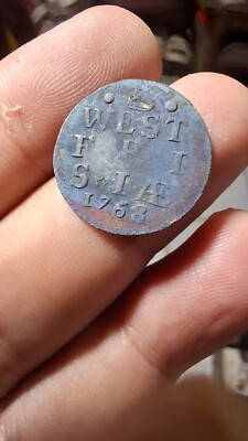 Dutch Netherlands Voc 2 Stuiver Silver Coin 1768 Westfrisiae Nice Coin ...