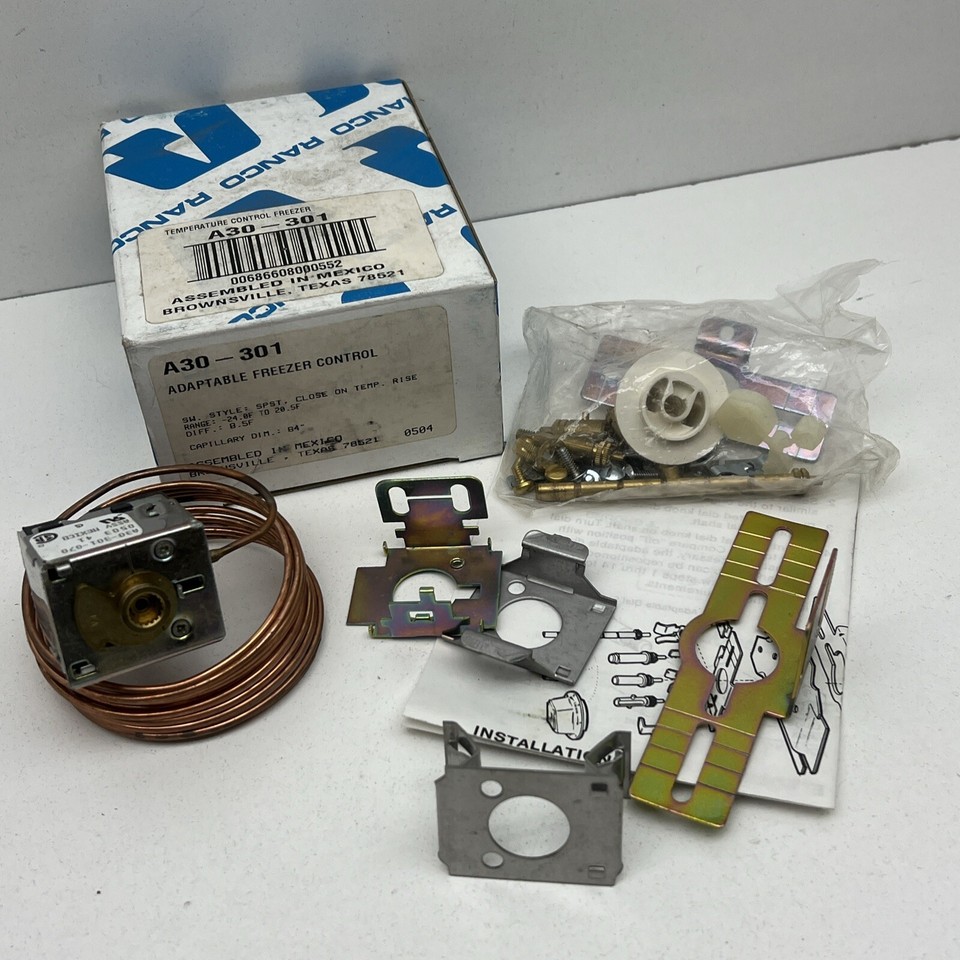 Ranco A30-301 Adaptable Freezer Temperature Control SPST -21.5F to 19 ...