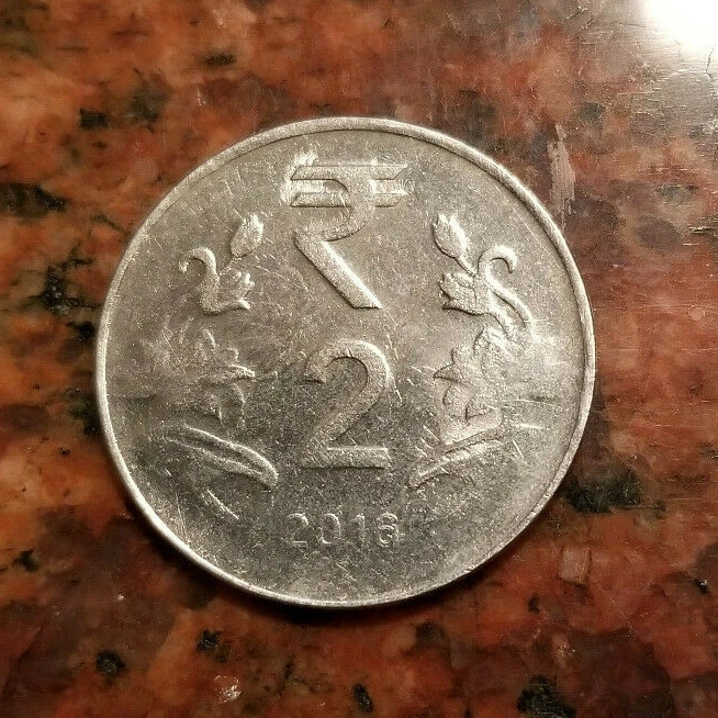 Indian 2 Rupee Coin