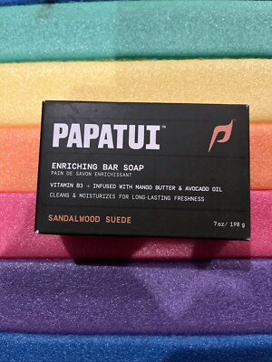 Men's PAPATUI Enriching Bar Soap SANDALWOOD SUEDE 7 oz Dwayne "The Rock ...