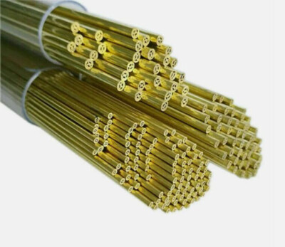 CNC Wire EDM Drilling Electrodes Multi-Channel Brass Tube Part 1.0-3.0 ...