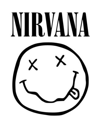 Nirvana Band Vinyl Decal Car Window Laptop Guitar Stickers Rock Music ...