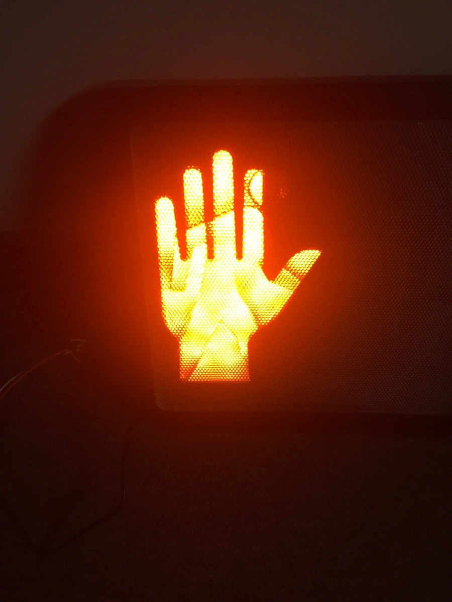 Dont Walk Hand Symbol