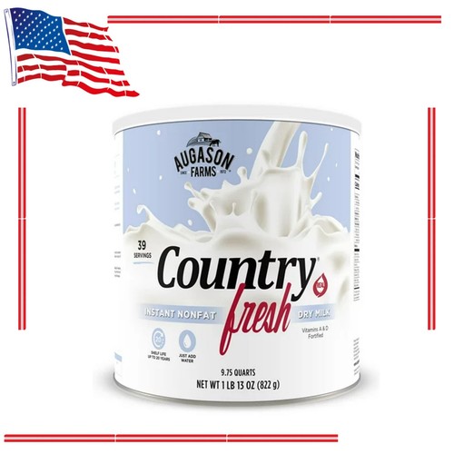 Emergency Food Storage Survival Camping Country Fresh Milk 1lb 13oz ...