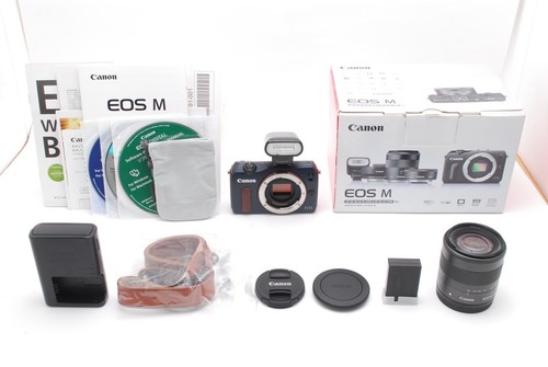 [MINT+🎦 in Box] Canon EOS M Digital Camera 18.0MP Bay Blue 18-55mm Lens JAPAN | eBay