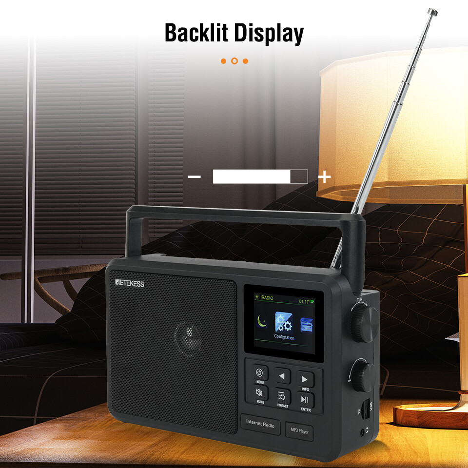 TR640 Internet Radio WiFi Bluetooth Connection Sleep Timer/Alarm For ...