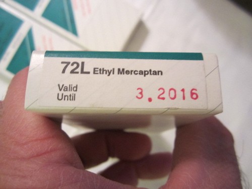 Lot of 10 NEW Packages of GASTEC No. 72L 10 PCS Ethyl Mercaptan ...