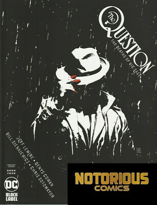 Question The Deaths of Vic Sage #4 Variant DC Comics 1st Print ...