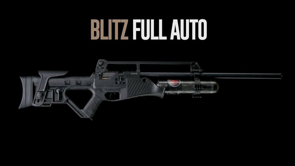 HATSAN BLITZ Full Auto PCP Pneumatic .25 Caliber Pellet Air Rifle ...