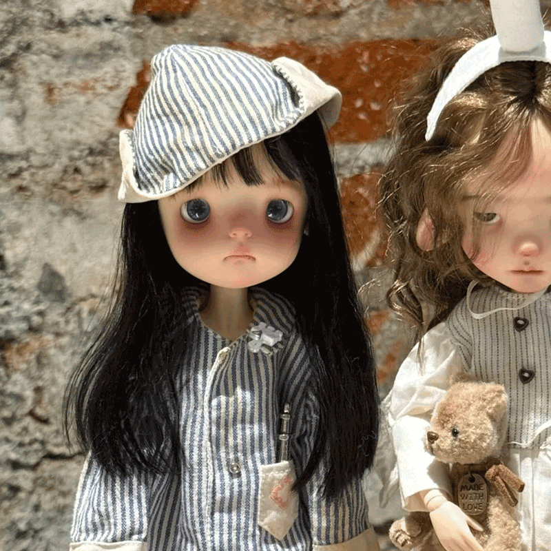 1/6 BJD Doll SD Handmade Resin Ball Joint Cute Girl W/Face Makeup Bare ...