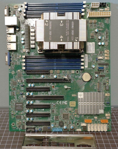 Supermicro X11SPL-F Server Motherboard + Xeon Gold 5120 CPU 2.2 GHz ...