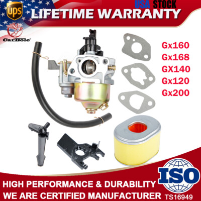 Carburetor Carb For Honda GX120 GX160 GX168 GX200 5.5/6.5HP Generator ...