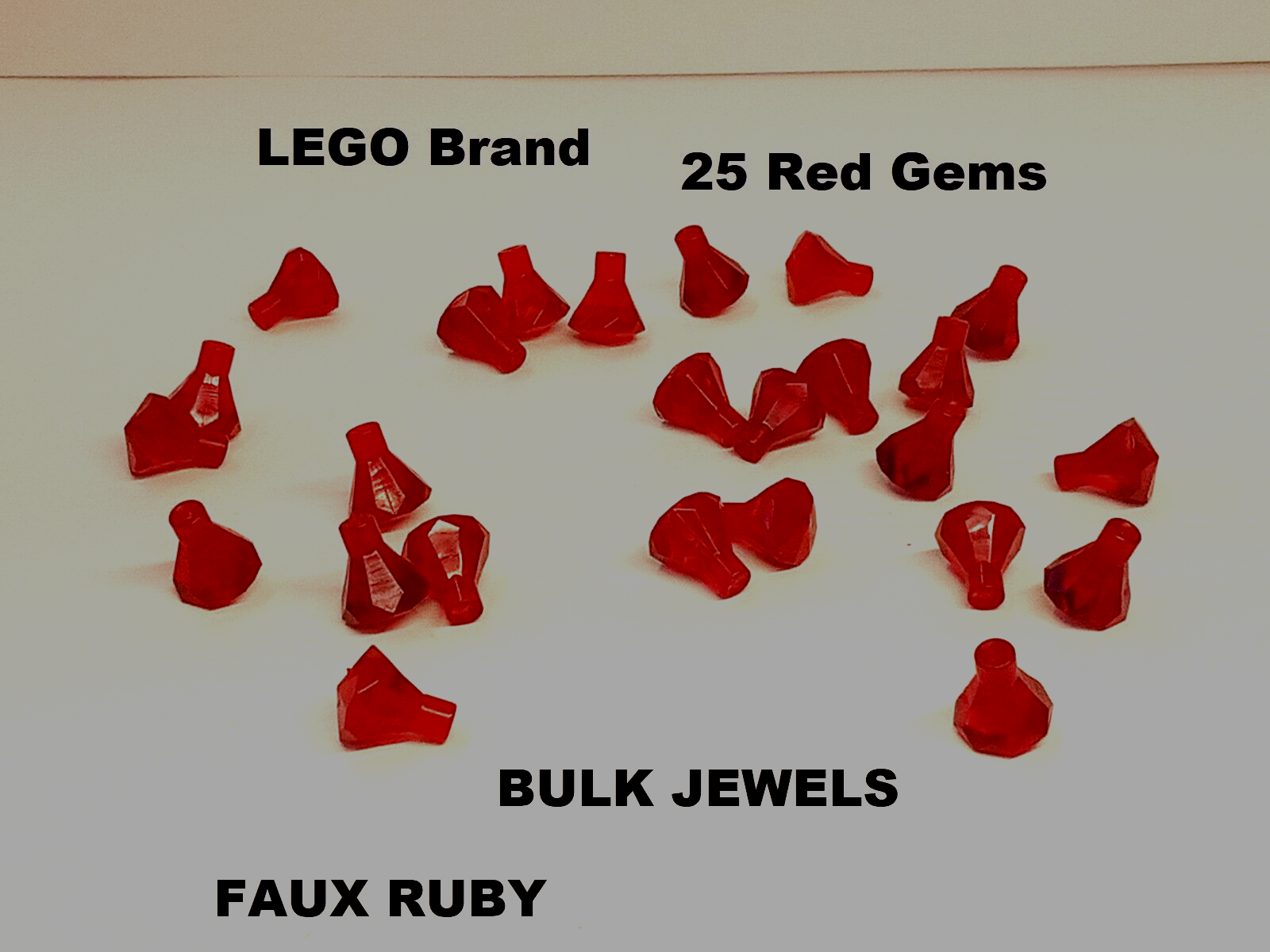 LEGO Jewel BULK Lot of 25 GEMS Mineral Rock RED Minifigure Treasure ...