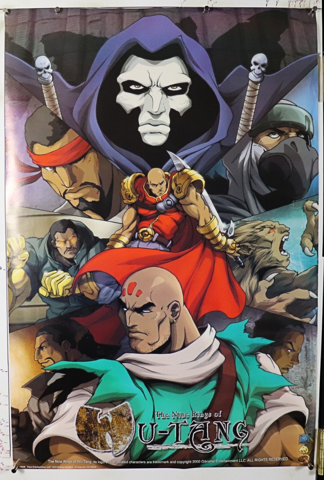 Wu Tang The Nine Rings of Wu-Tang 2000 Comic Animated Poster 36.50" x ...