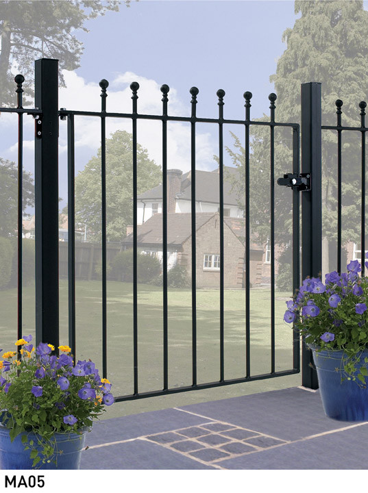 Driveway gates, metal, steel gates Galvanised & Powder Coated Black | eBay