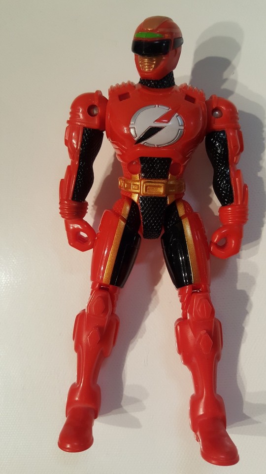 Mighty Morphin Power Rangers Red Action Figure Toy 2006 Mack Operation ...