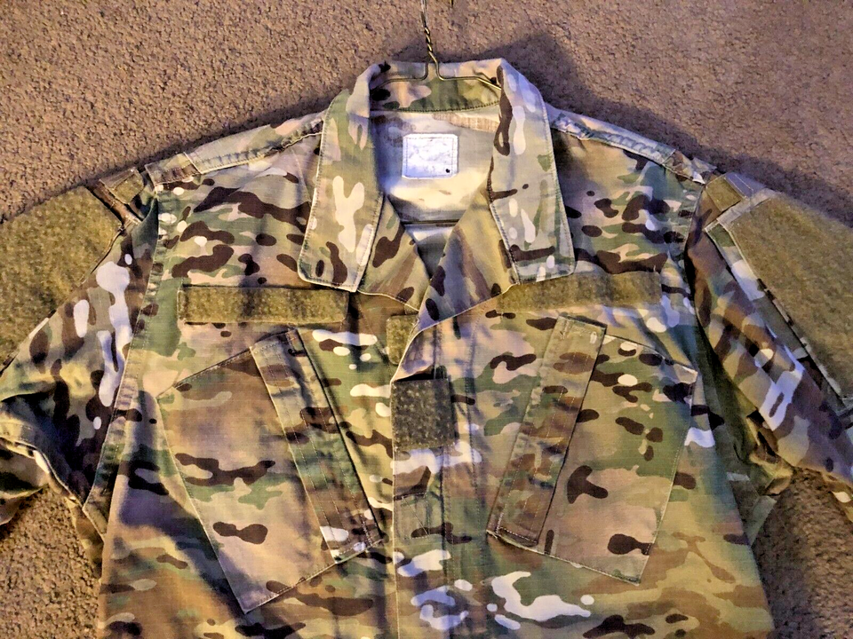 Military ACU Shirt Small Short Men Multicam Army Combat Uniform #674 | eBay