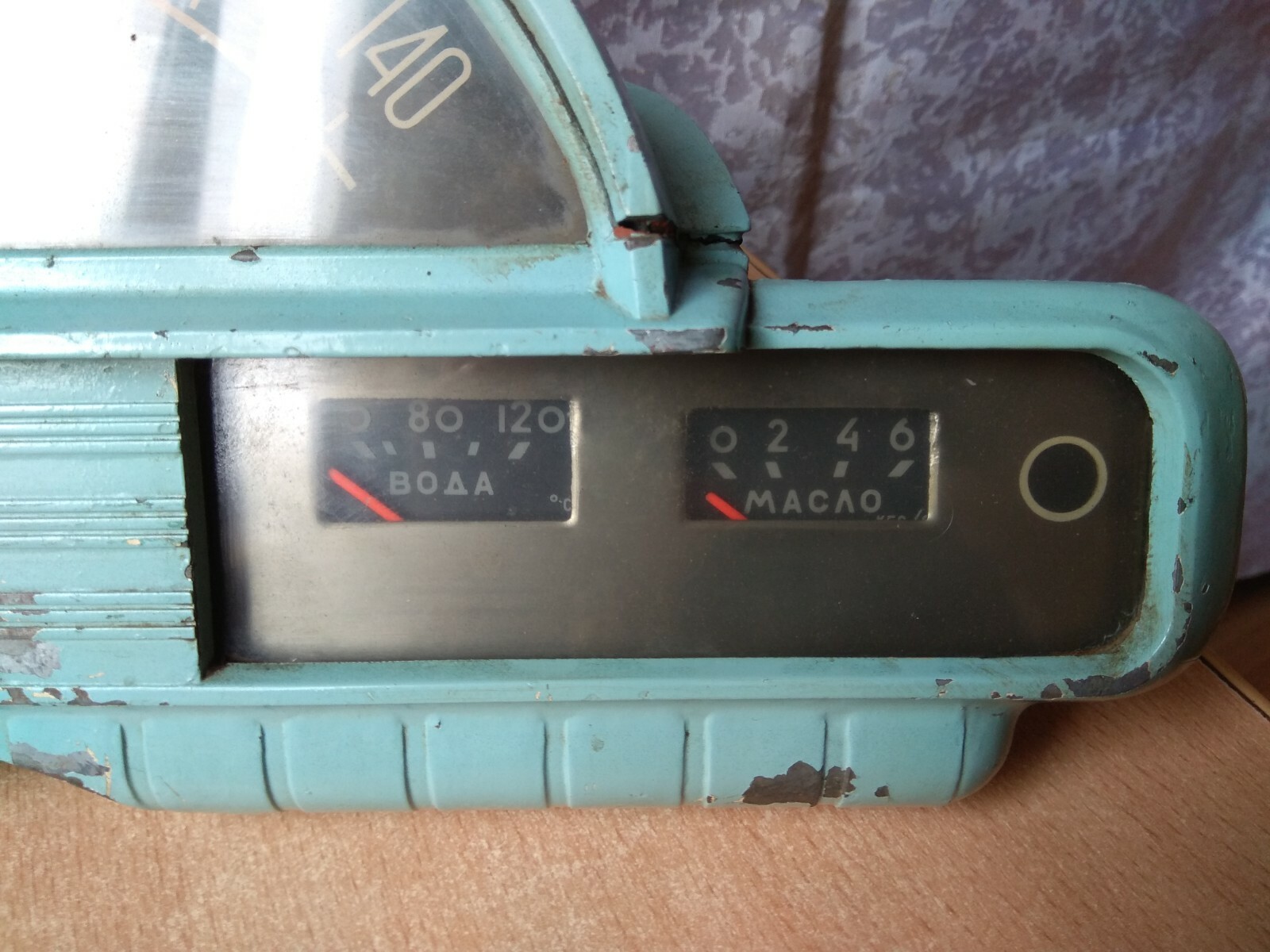 RARE old Volga GAZ 21 Vintage Soviet USSR Original Speedometer ...