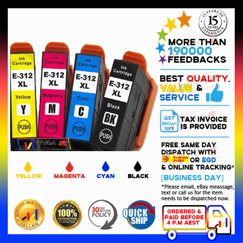 12x NoN-OEM 312 XL 312XL Ink Cartridge For Epson Expression XP 8500 ...