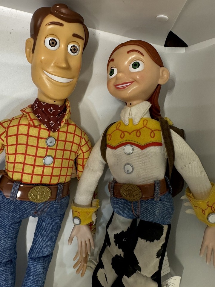 Woody And Jessie Thinkway Toy Story 16" Dolls Talking Interactive With ...
