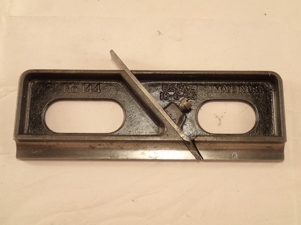 SCARCE !! Vintage STANLEY No. 144, 1/2" Corner Rounding Plane | eBay