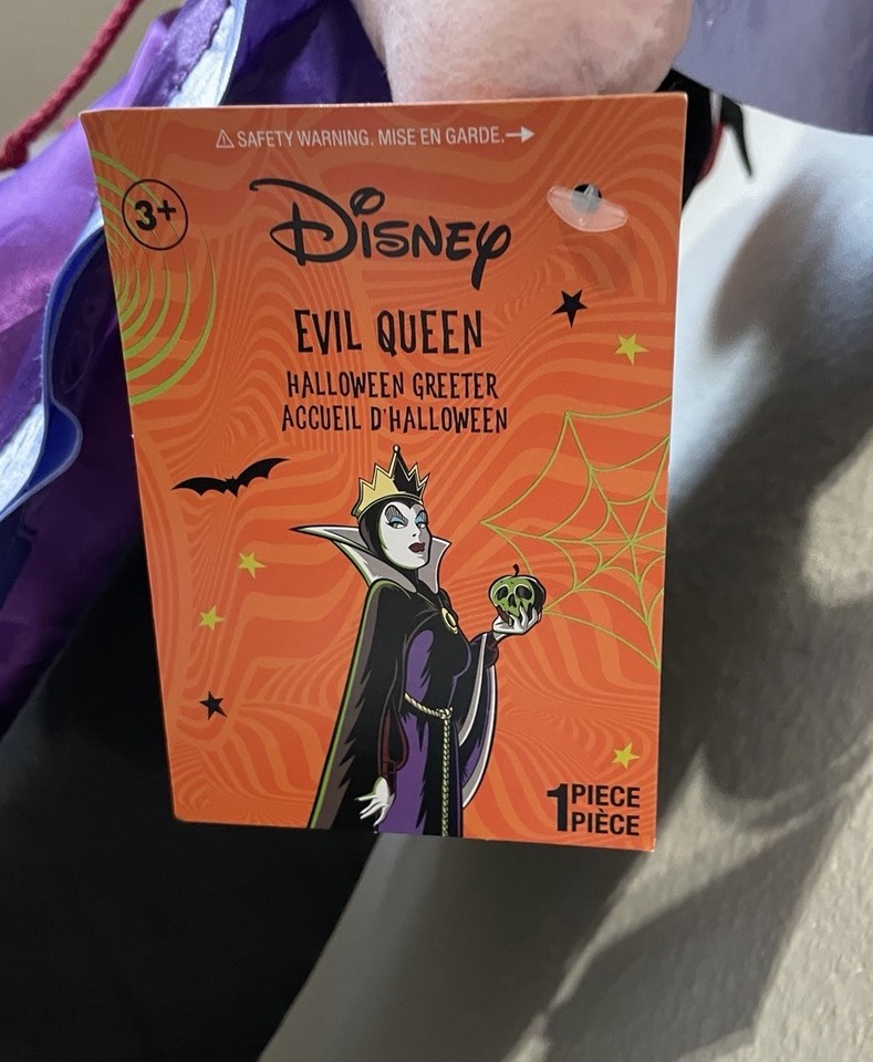 Disney Evil Queen Door Greeter RARE! Large 22” Plush Halloween Decor ...