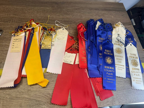 Vintage County Fair Award Ribbons – Benewah & Kootenai County – 1950s ...